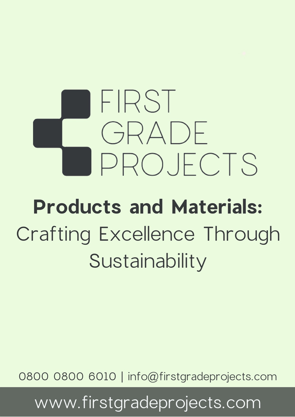 Sustainability - First Grade Projects